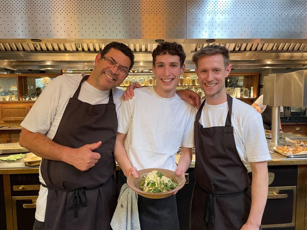 Good School Food Award winner cooks up a storm at Jamie Oliver HQ ...