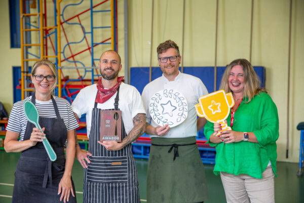 Chef Russ and team, Pokesdown Community Primary School, Bournemouth ...